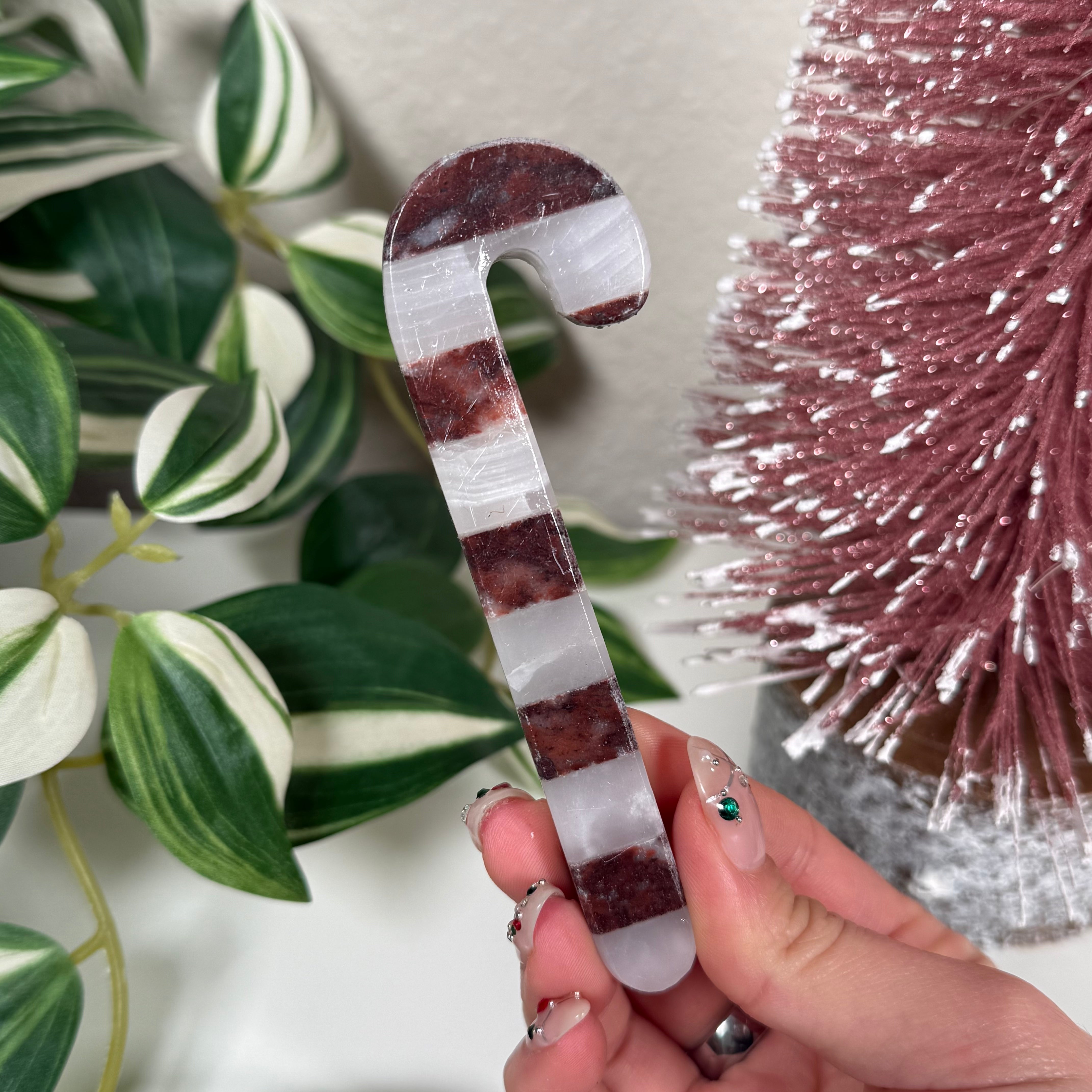 Candy cane carving – Crystals With Chi